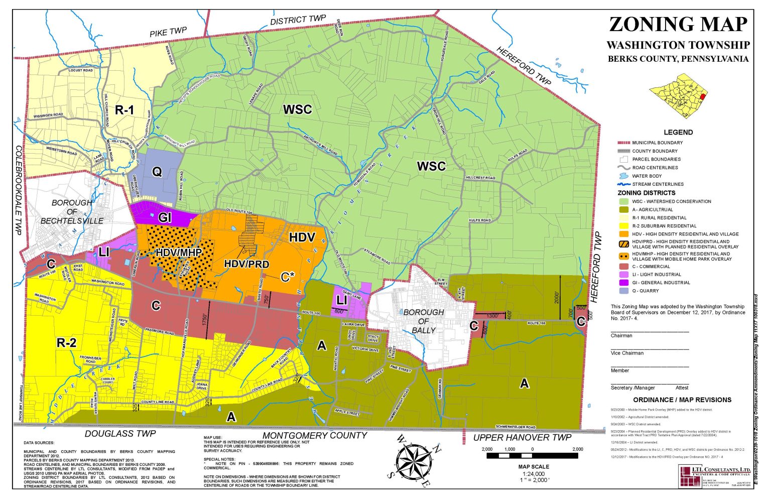 Zoning Map - Washington Township